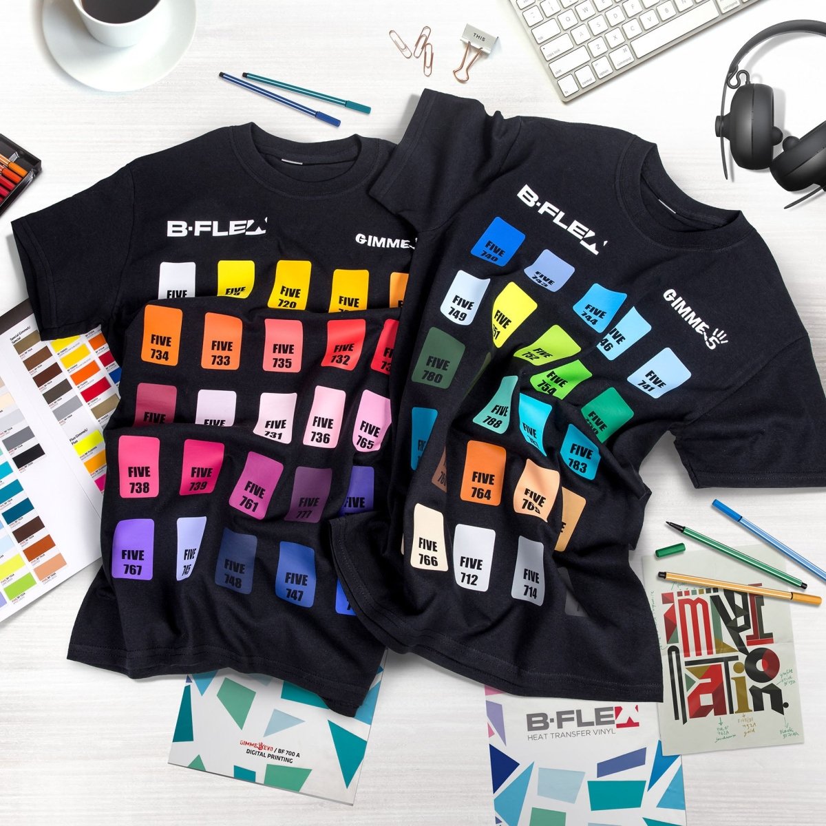 B-Flex Heat Transfer Vinyl – Vibrant & Reliable — McLogan Supply