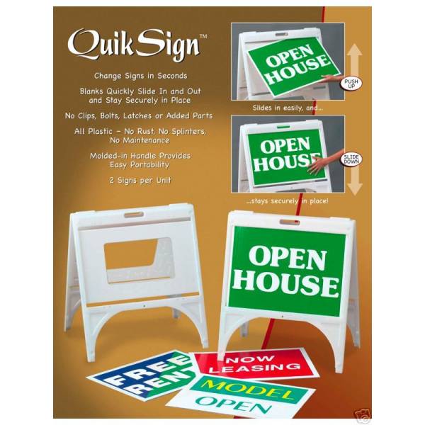 Plasticade Quik Sign (Holds 24X18 Blank) — McLogan Supply