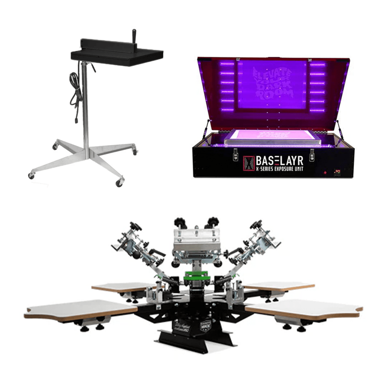Riley Hopkins 250 Equipment Only Screen Printing Kit — McLogan Supply