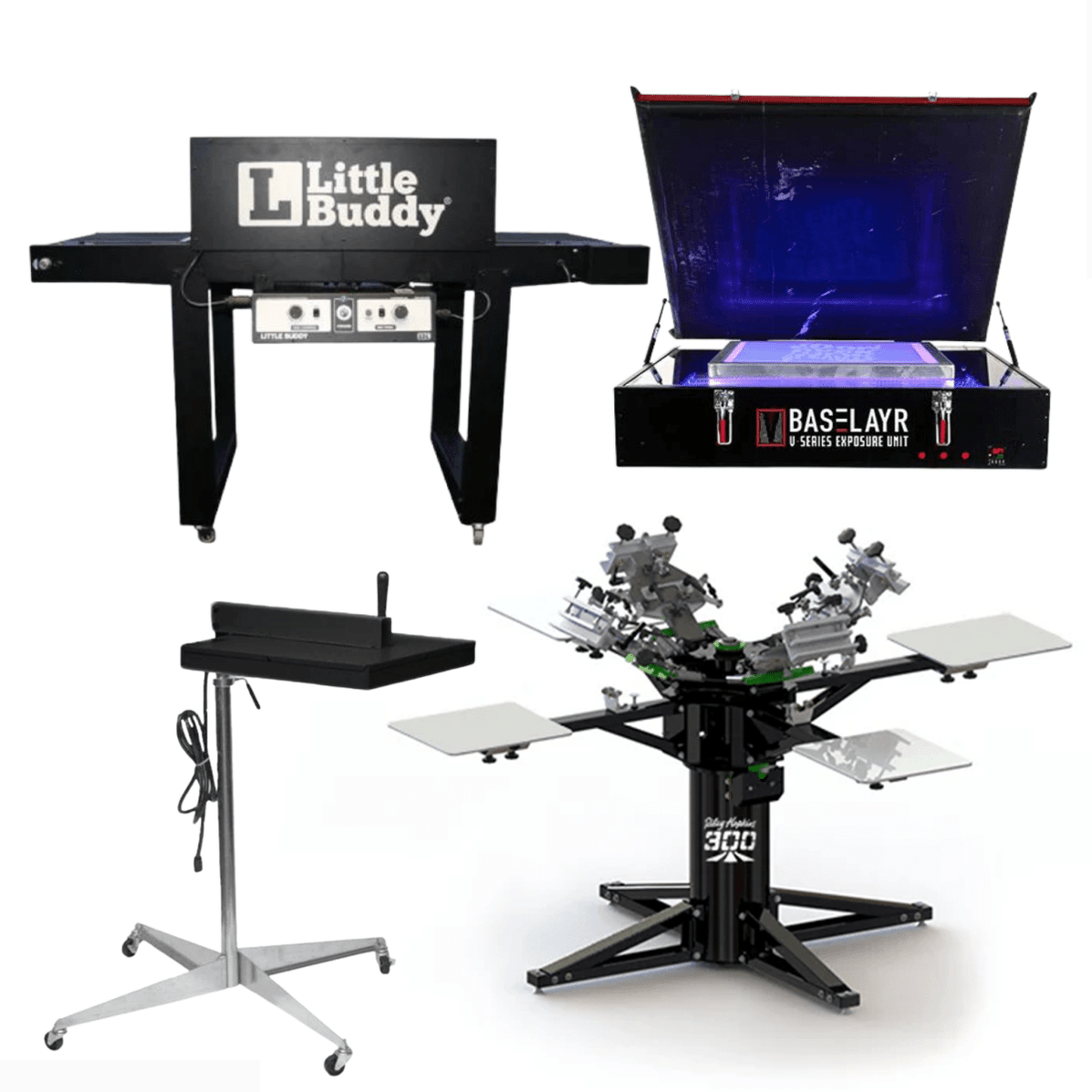 Riley Hopkins 300 Equipment Only Screen Printing Kit — McLogan Supply