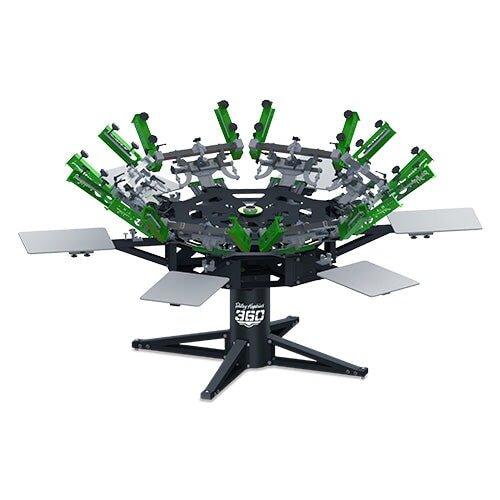 Riley Hopkins 360 Screen Printing Press with XYZ Micro Registration ...