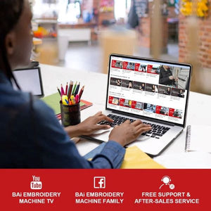 THE MIRROR BAi 15-Needle Commercial Embroidery Machine — McLogan Supply