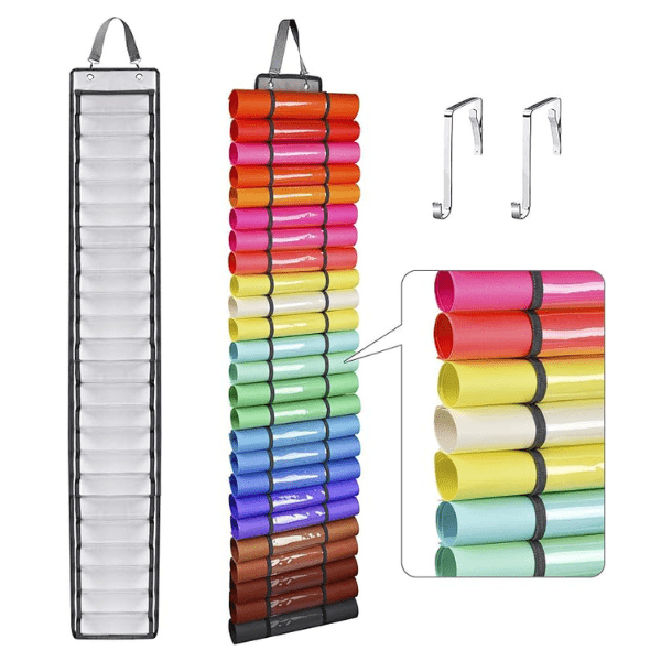 Vinyl Roll Holder Hanging Storage Over Door Or Wall Mount — McLogan Supply